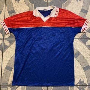 Score | Shirts | Vintage Score Collared Color Block Soccer Jersey ...